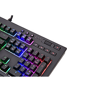 Thermaltake Tt Premium X1 RGB Smartphone Enabled Voice-Controlled AI 16.8 Million Color with 12 Lighting Effects Cherry MX Silver Switches Mechanical Gaming Keyboard KB‐TPX‐SSBRUS‐01 , Black