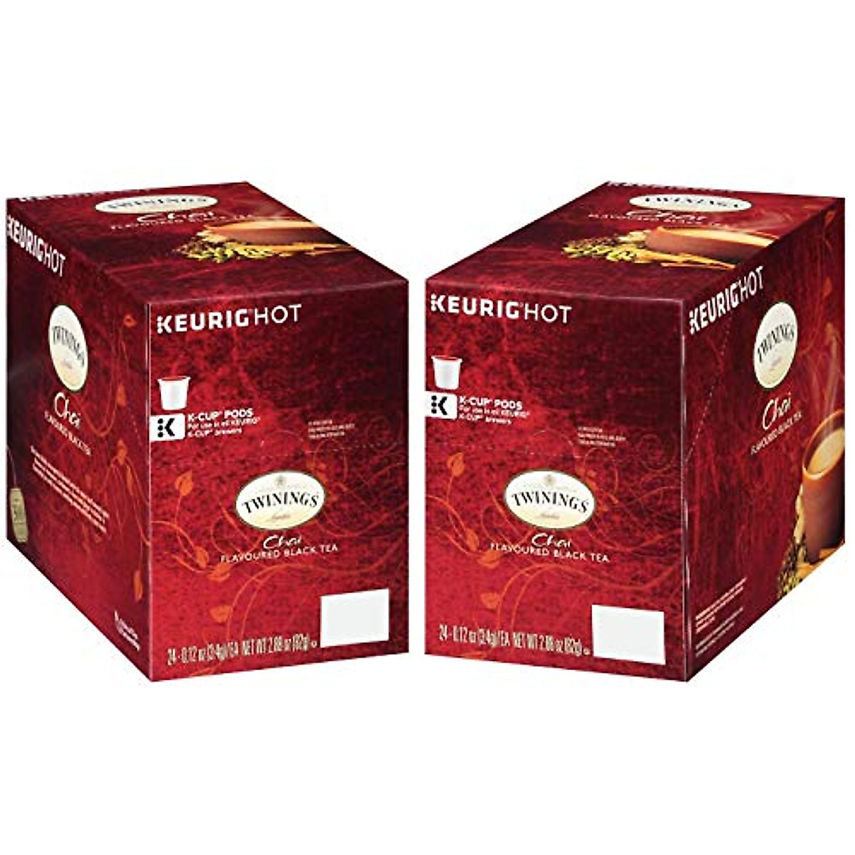 Twinings Chai Tea Keurig K-Cups, 24 Count (Pack of 2)