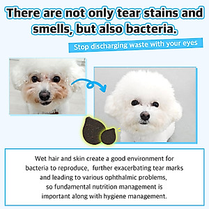 Doctor By Eyes Supplement for Dogs and Puppy – Tear Stain Remover Vision Support with Lutein & Omega-3 + Milk Thistle Duck Flavored Soft Chews - 82 oz (80g), 70 Brown…