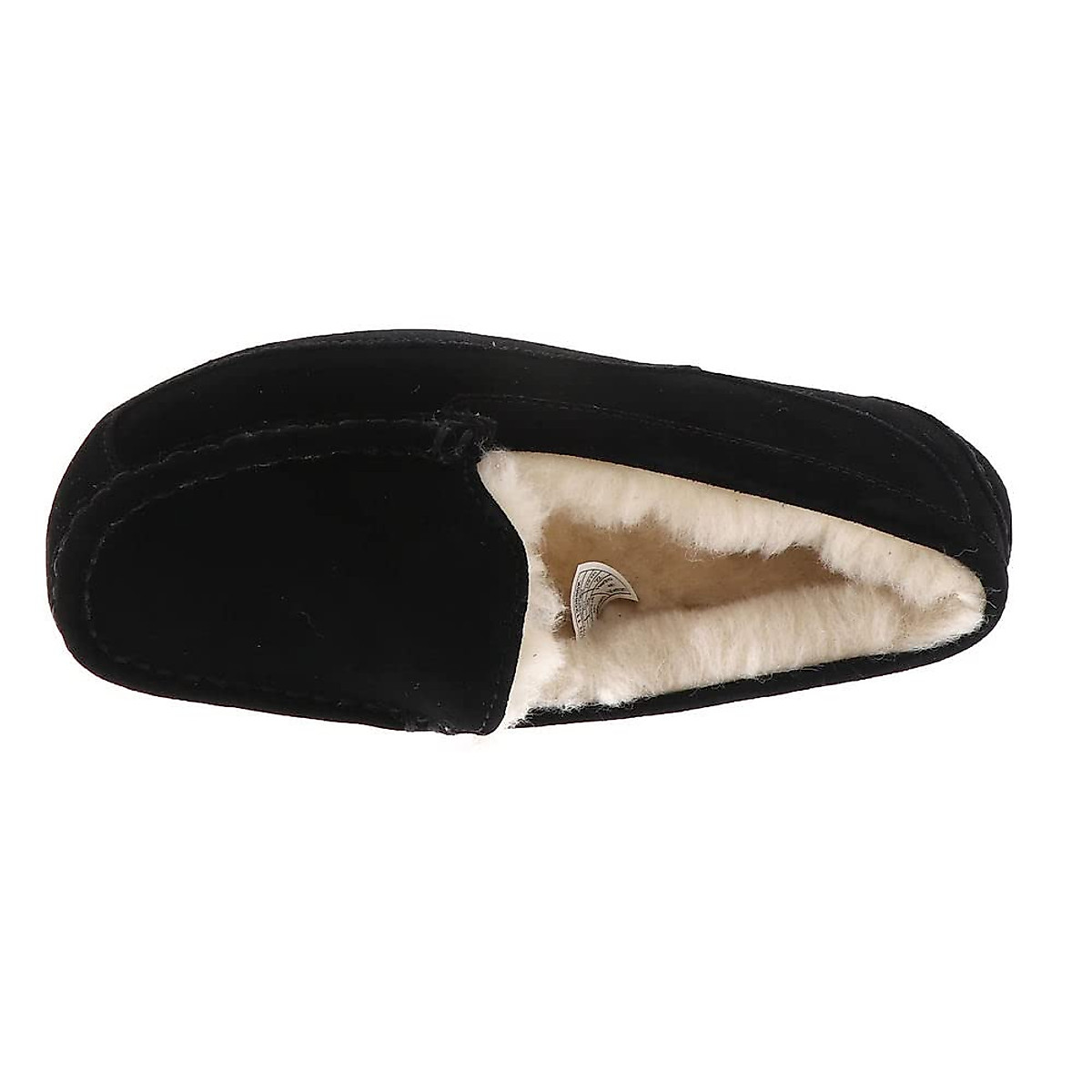 UGG Unisex-Child Ascot Slipper, Black Suede, 2