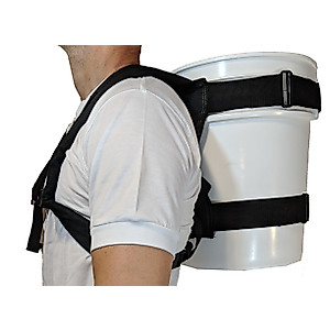Backpack for 5 Gallon Buckets for Ice Fishing, Picking Apples and Sports