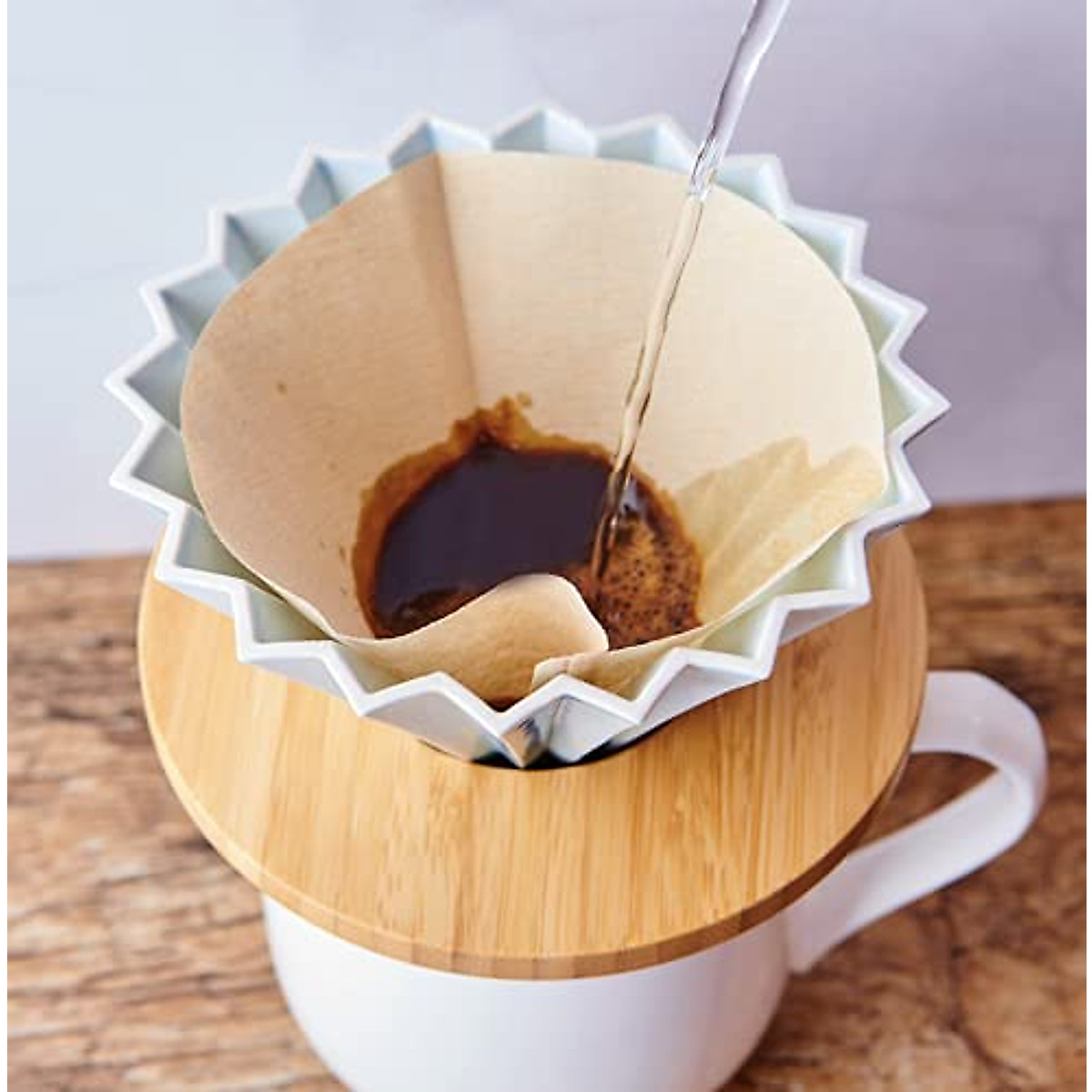 Mozacona Wooden Coffee Filter Tray,Wooden Pad- Just Pad