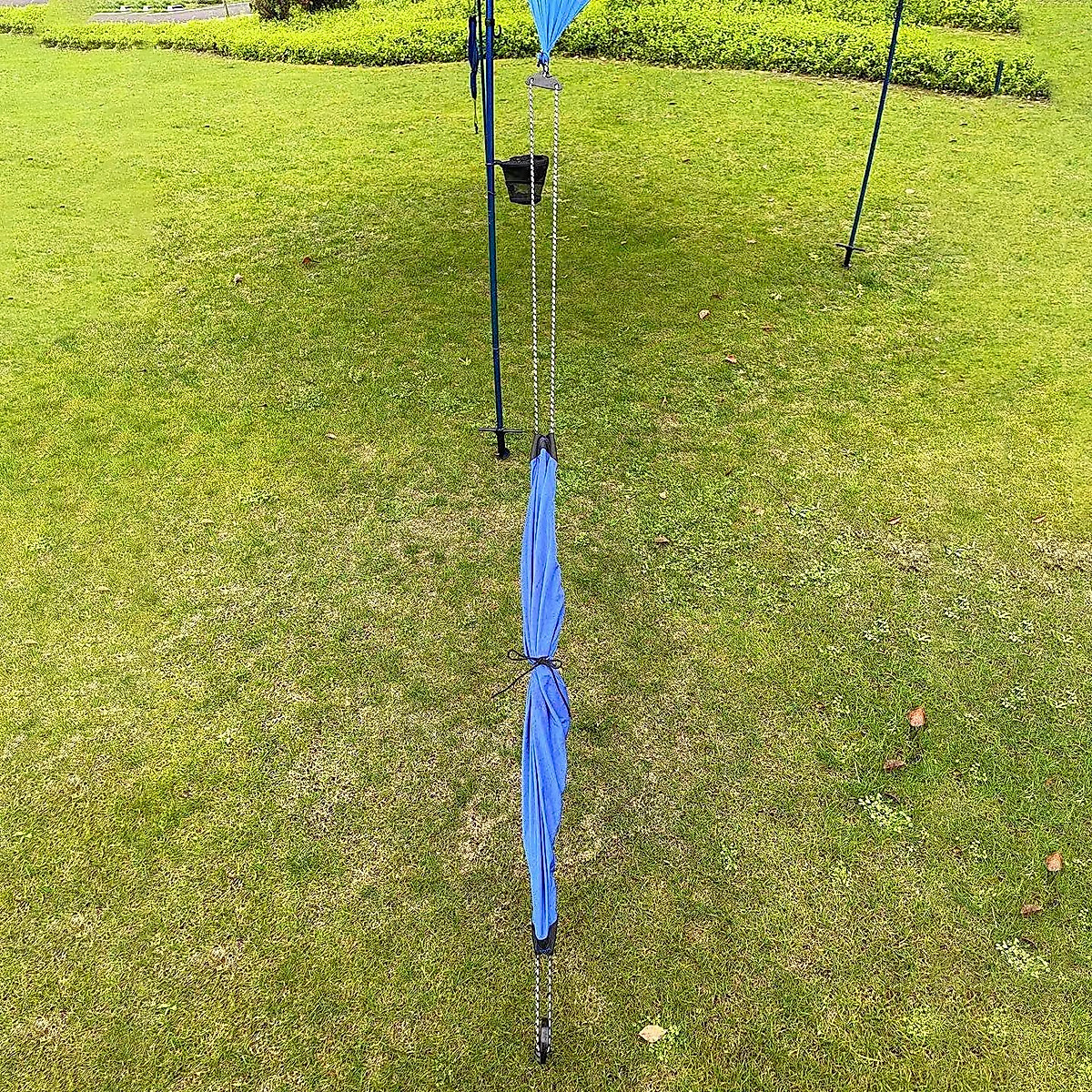 Red Suricata Ground Anchor Screws - Ultra Strong Sun Shade Canopy Tent All Terrain Tarp Stakes (4 pack)