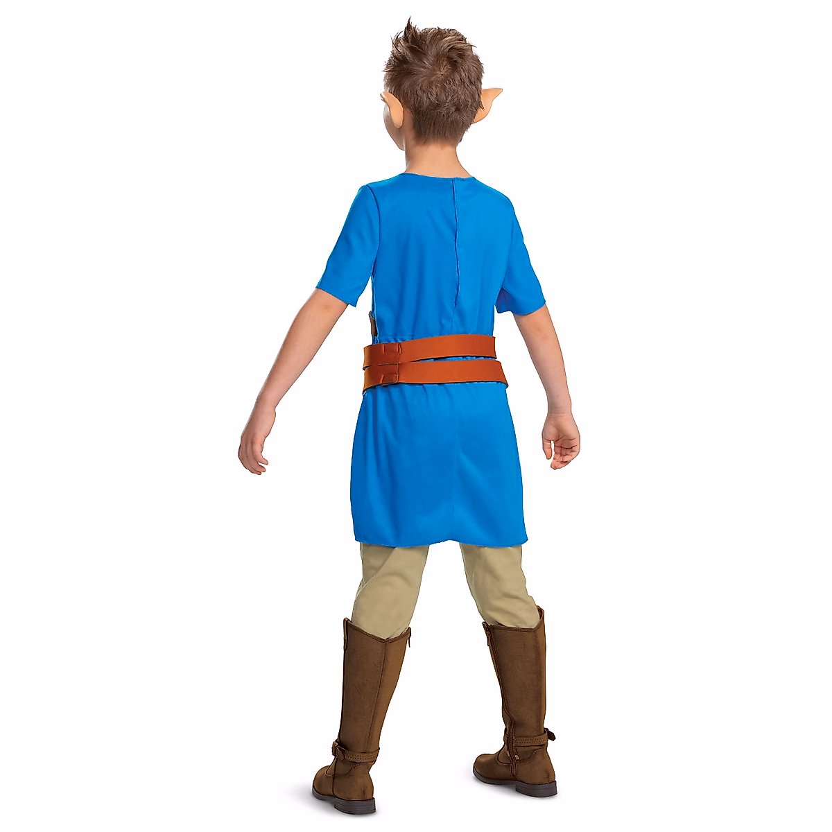 Link Costume for Kids, Official Zelda Breath of The Wild Costume, Classic Child Size Medium (7-8) Multicolored