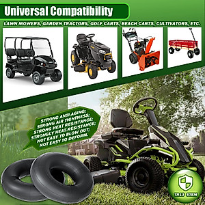 20x8.00-8 Inner Tubes, 20x10x8 Inner Tube, 20x8x8 Tube for Lawn Mower, Tractor, Golf Cart, Garden Carts, Hand Trucks, Garden Trailer, Snow Blower, Wheelbarrow, with TR13 Straight Valve Stem (2 Pack)