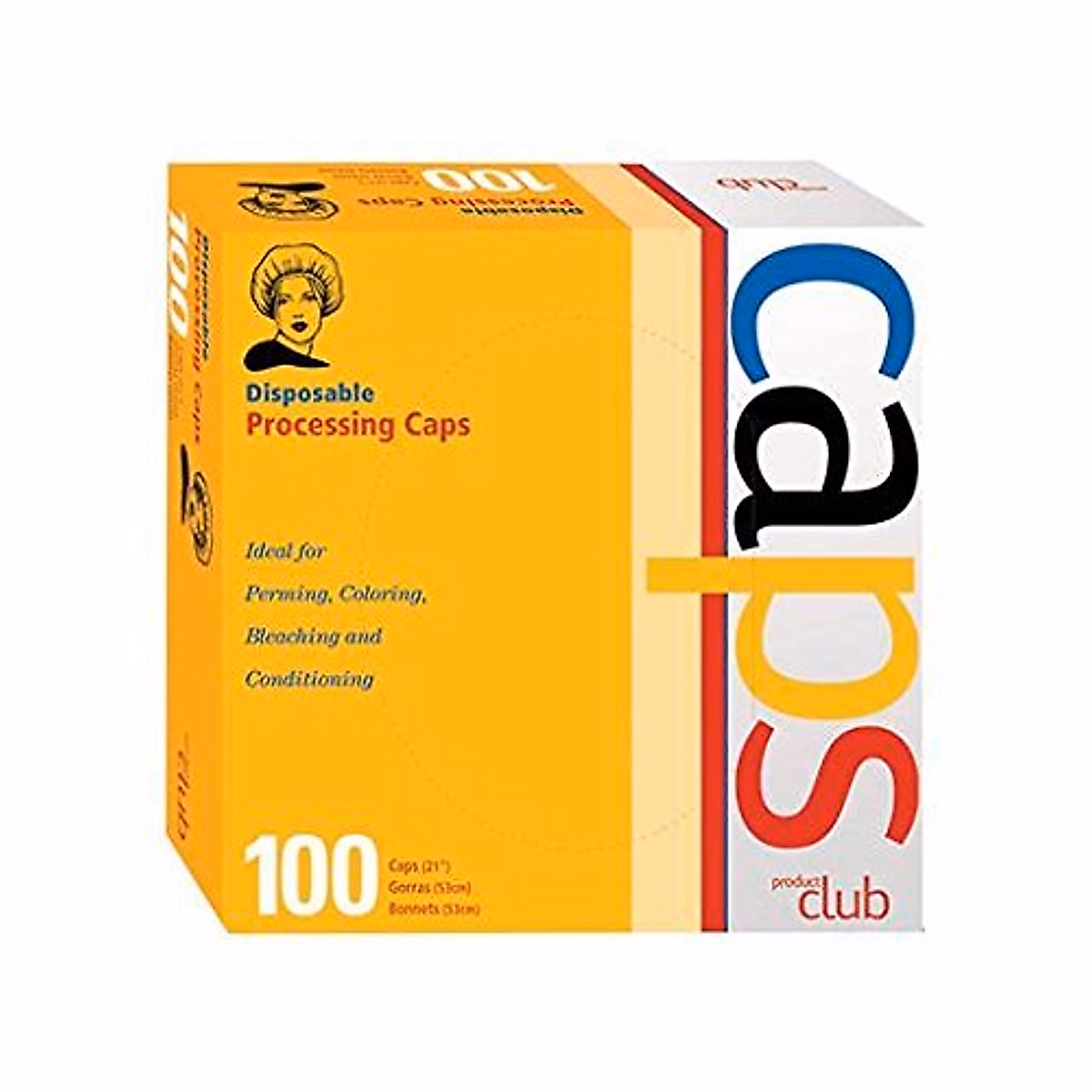 Product Club Processing Caps 100 Count Dispenser Box