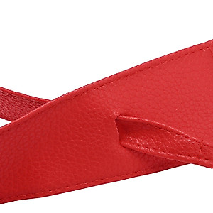 CHIC DIARY Fashion Women Faux Leather Bow Tie Waistband Elastic Stretch Waist Strap Cummerbund Waist Band Belt for Dress