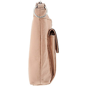 Tignanello Voyager Convertible Cross Body W/RFID Protection, Metallic Rose
