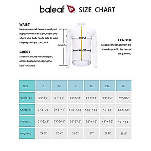 BALEAF Men's Cycling Windbreaker Jackets Lightweight Windproof Packable Pockets Reflective Water-resistant UPF40+ All Weather White L