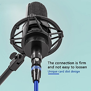 BOYOUYS XLR Cables 3FT 10 Pack XLR Microphone Cable Male to Female Cable 3 Pin Premium Balanced XLR Male to Female Patch Cords for Mic Mixer,Podcast, Studio