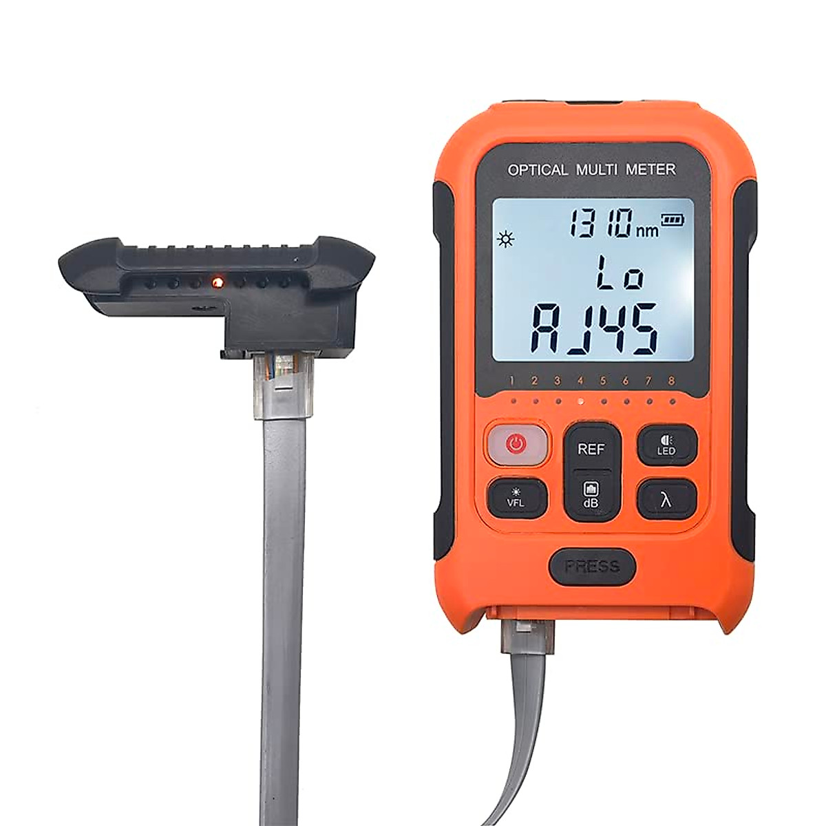 D YEDEMC 9 in 1 FTTH Fiber Cold Connection Tool Kit with X0 Fiber Cleaver Optical Power Meter 10km Visual Fault Locator Optical Pliers Cable Cutter Stripper