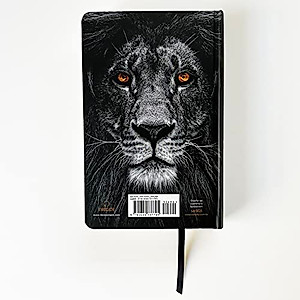 Biblia RVR 1960 letra grande tamaño manual, tapa dura León de Juda con índice / Spanish Bible RVR 1960 Handy Size Large Print Hardcover Lion of Judah with In