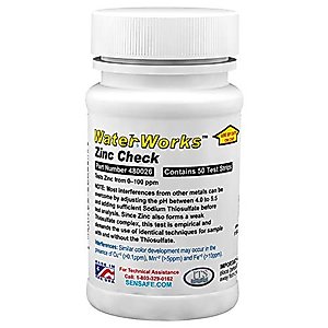 Industrial Test Systems 480026 WaterWorks Zinc Check