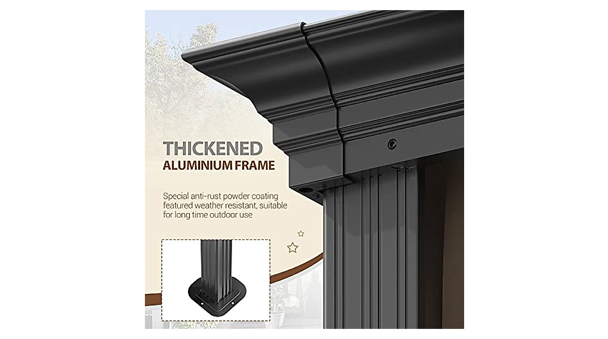 Flamaker Hardtop Gazebo - Stylish Outdoor Canopy