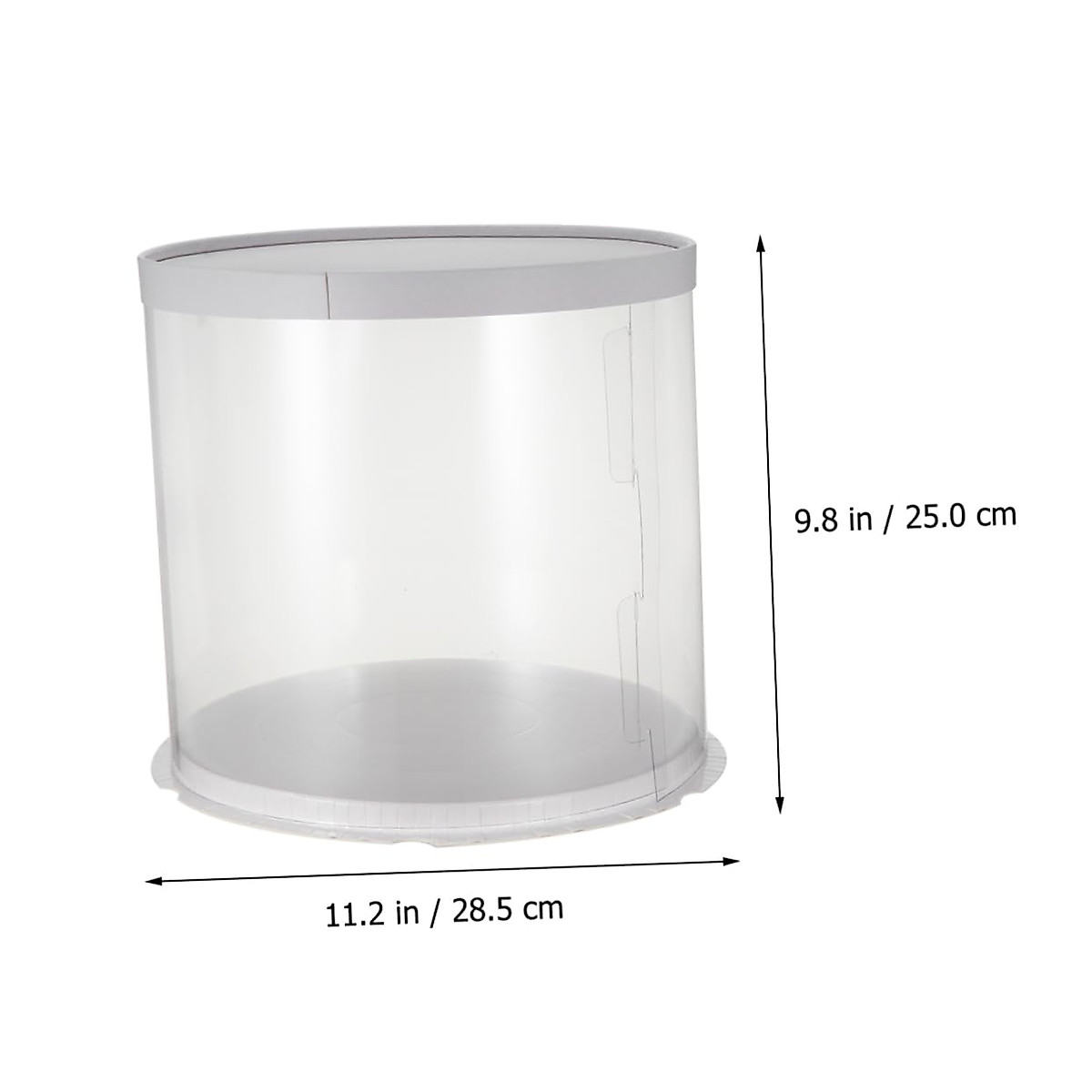 Baluue 2pcs Box Bakery Boxes Material Round Cake Storage Cake Packaging Box for Party Home