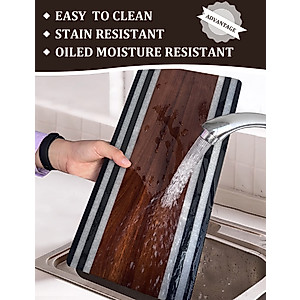 Fkksparkler Marble and Wood Cutting Boards, 14 X 7 inches Charcuterie Boards, Acacia Wood Serving Board for Kitchen, Cheese Board with Black and White Marble Edges Trays For Serving Food.