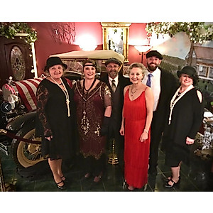 Cizoe 1920s Pearls Necklace Fashion Faux Pearls Gatsby Accessories Vintage Costume Jewelry Cream Long Necklace for Women(B-a-knot Pearl Necklace*2 + 59" Necklace*1-white)