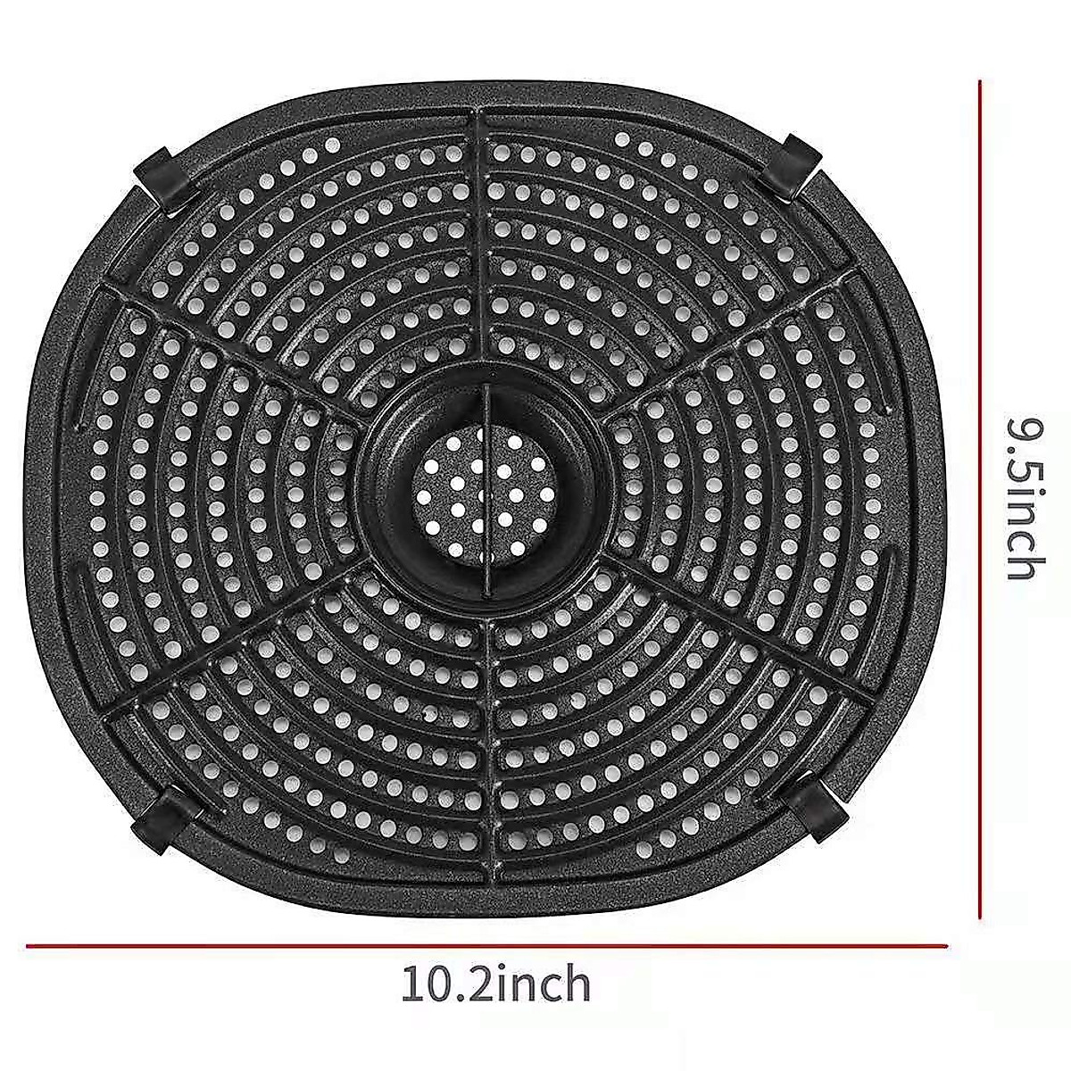RAMLLY Air Fryer Replacement Grill Pan For Power XL 7QT,Crisper Plate,Air fryer Accessories,Non-Stick Fry Pan