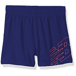 New Balance Kids Girls' Little Athletic Short, uv Blue, 5