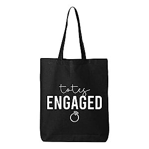 Totes Engaged Bridal Canvas Multipurpose Tote Bag