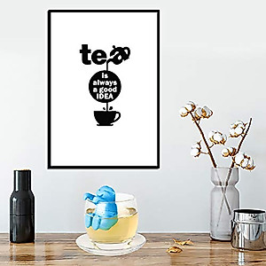 Otter Shaped Tea Filter,Cute Silicone Tea Strainer Reusable Tea Infuser Blue Leaf Strainer Kitchen Tools