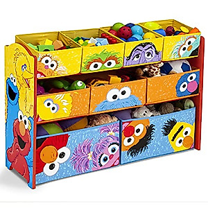Delta Children Deluxe Multi Bin Organizer, Sesame Street
