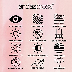 Andaz Press Scripted Unplugged Ceremony Acrylic Sign, 7.5 x 11 Inch, Stand Included, Wedding Ceremony, Reception, Clear Acrylic Signage, Table Sign, Wedding Ideas, Wedding Decor