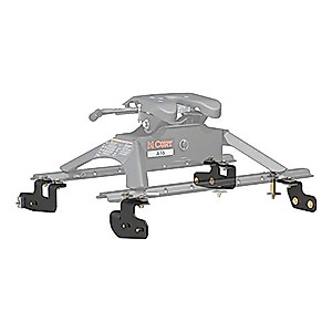 CURT 16427 5th Wheel Installation Brackets, Select Ram 2500, Except with 5th Wheel Prep Package Black