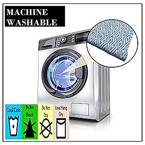 Ramanta Home 100% Cotton Diamond Rug 21x34 Hand Woven Reversible Washable Rug - Grey,Farmhouse Bathroom Rugs,Entry Rugs,Rugs for Living Room,Rag Rug,Kitchen Rug Cotton,Machine Washable Rug,Woven Rug