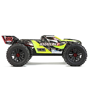 ARRMA RC Truck 1/5 KRATON 4X4 8S BLX Brushless Speed Monster Truck RTR (Ready-to-Run), Green, ARA110002T1