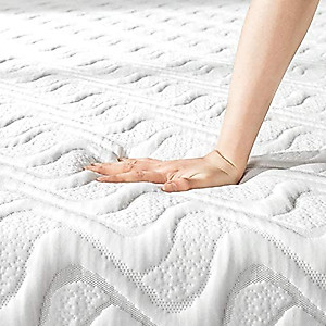 Best Price Mattress 11" Gel Infused Memory Foam Mattress, King Whtie