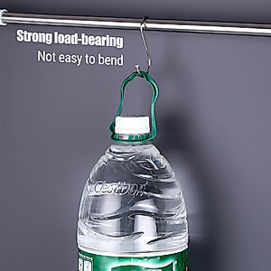 Siswilly Stainless Steel S Hooks, Anti-Rust, Anti-Slip, Durable & Long-Lasting, Ideal for Hanging Plants, Utensils, Towels, Bags, 10 Pack