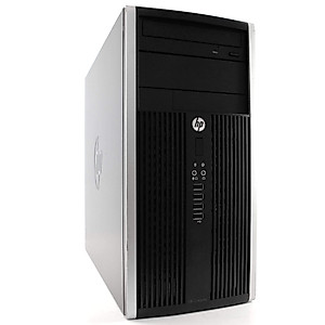 HP Desktop Computer 6300 Tower Intel Core i7 3770 3.4GHz 8GB DDR3 Ram 3T Hard Drive Windows 10 Professional (Renewed)
