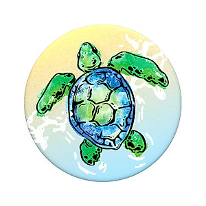 PopSockets Phone Grip with Expanding Kickstand, Tortuga