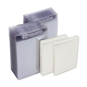 2TUFF Card Armor Semi Rigid Card Sleeves 100 pack with 100 Penny Sleeves - Size 3 5/16" x 4 7/8" Plastic Card Sleeves - Standard Size Card Protectors for PSA, CSG, SGC, or BGS Grading Card Submissions