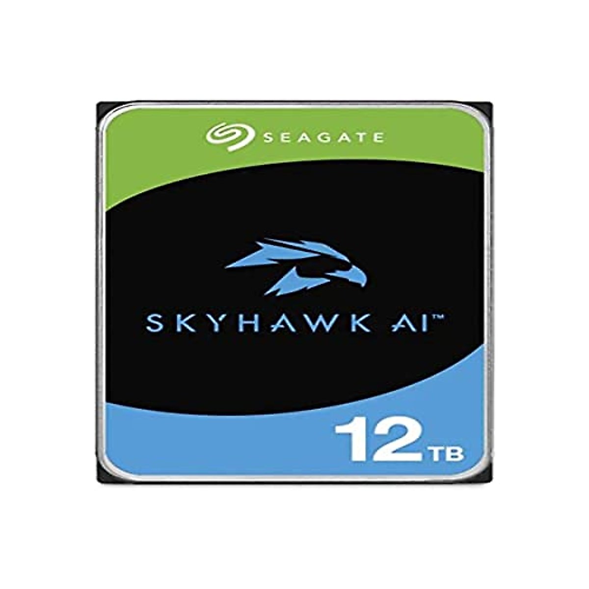Seagate Skyhawk AI ST12000VE001 12 TB Hard Drive - 3.5" Internal - SATA (SATA/600) - Network Video Recorder, Camera Device Supported - 3 Year Warranty