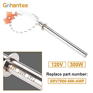 gohantee SRV7000-660-AMP Igniter Compatible with Pelpro Pellet Stove Igniter & Pleasant Hearth Pellet Stoves Ignitor Replacement Ignitors 300W