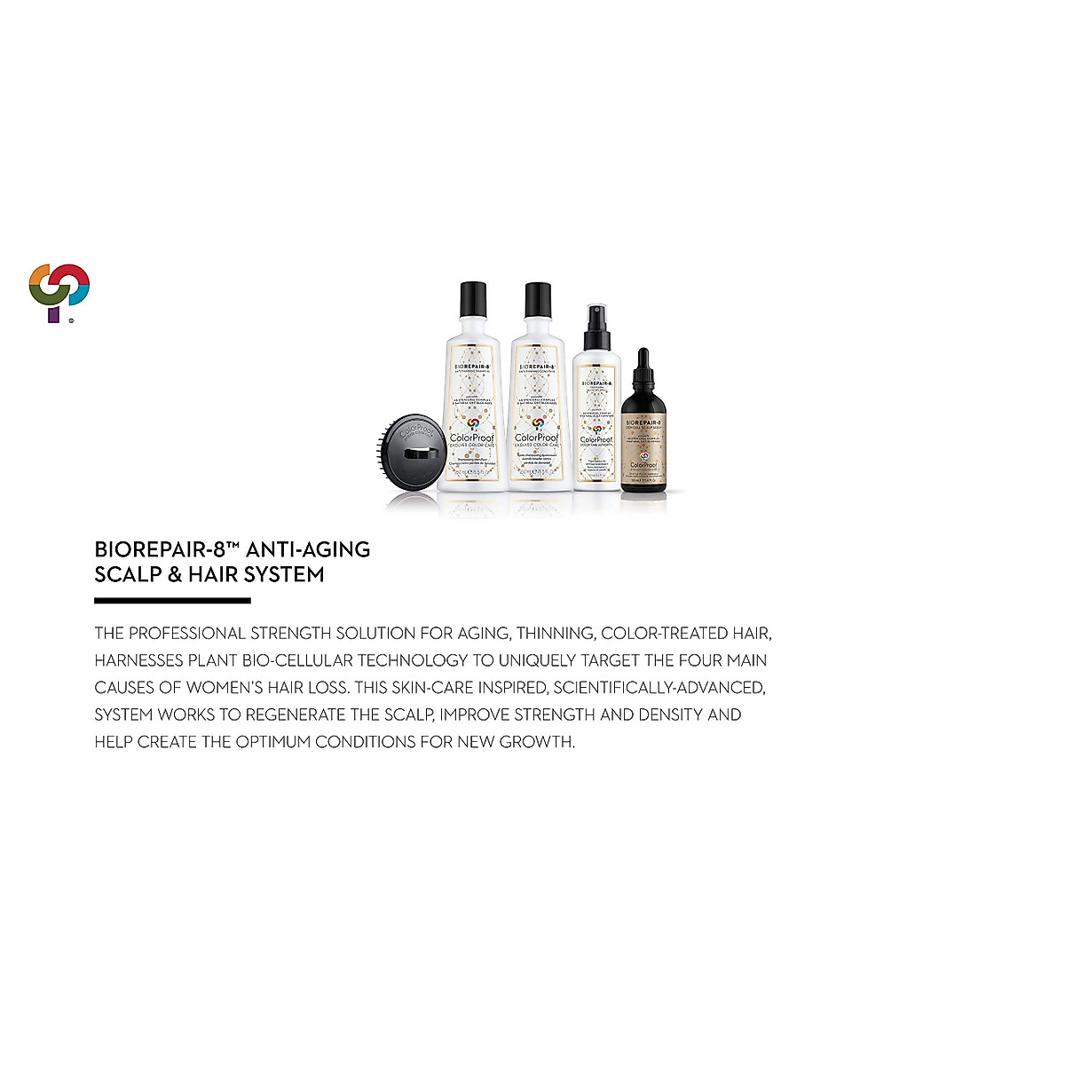 ColorProof BioRepair-8 Scalp & Hair Therapy, Retail Kit
