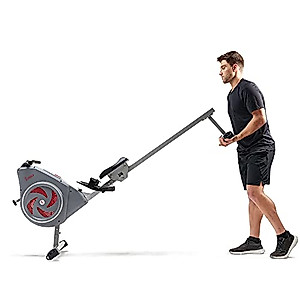 Sunny Health & Fitness Dynamic Air Rowing Machine with Exclusive SunnyFit App Enhanced Bluetooth Connectivity – SF-RW520007
