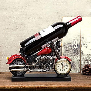 Wine Rack Stylish Simplicity Creative Home Decoration Modern Metal Decorative Crafts Gifts Cats Hold, PIBM, Red