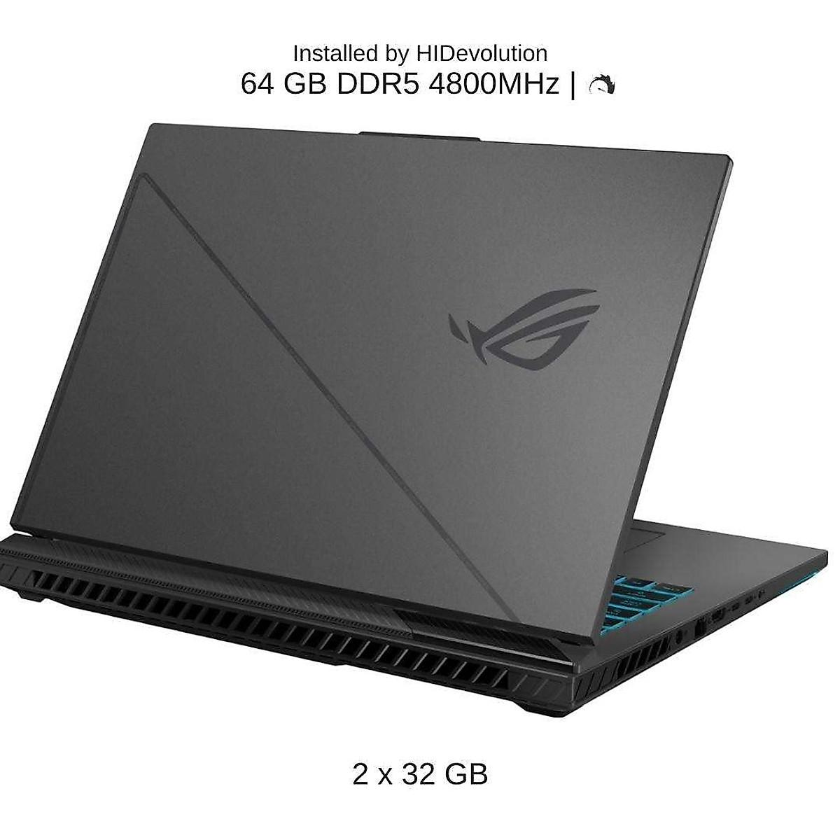 HIDevolution [2023] ASUS ROG Strix G18 G814JZ 18" QHD+ 240Hz, 2.2 GHz i9-13980HX, RTX 4080, 32 GB DDR5 RAM, 2 TB PCIe SSD, Windows 11 Home