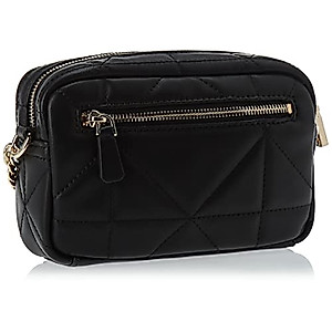 GUESS Womens Ellery Crossbody Camera Bag, Black, One Size US
