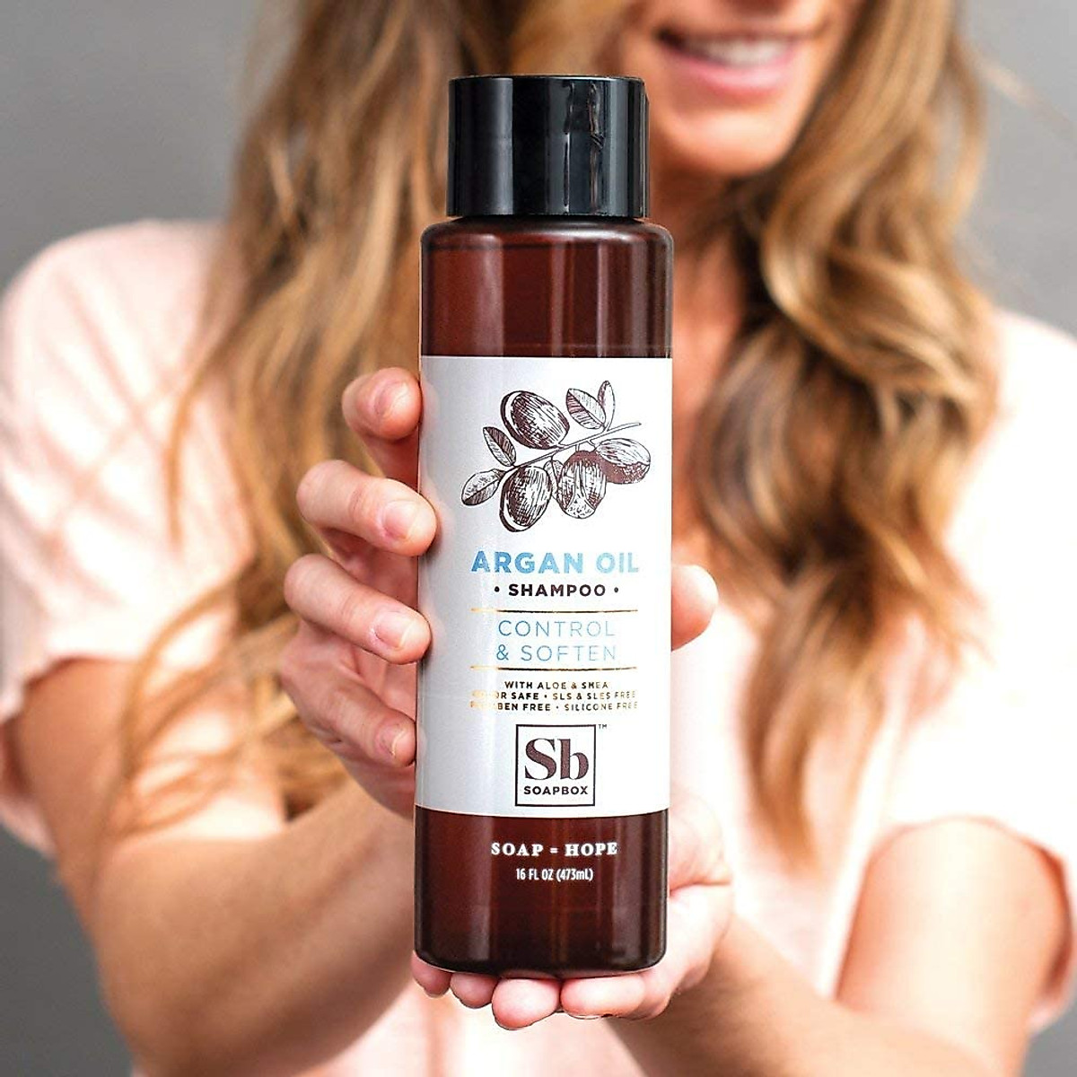 SoapBox Anti-Frizz Shampoo & Conditioner Set with Argan Oil and Shea Butter for Women & Men - Bulk Pack (3 Shampoos & 3 Conditioners)