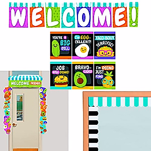 Funtastic Food Friends Classroom Decorating Kit - Educational - 33 Pieces