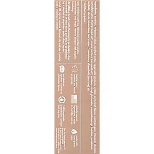 Hello Vegan Fluoride Free Toothpaste, Super Fresh Spearmint, Naturally Whitening Toothpaste, Hemp Seed Oil + Coconut Oil, Helps Remove Plaque, No SLS/Sulfates, 4 Ounce