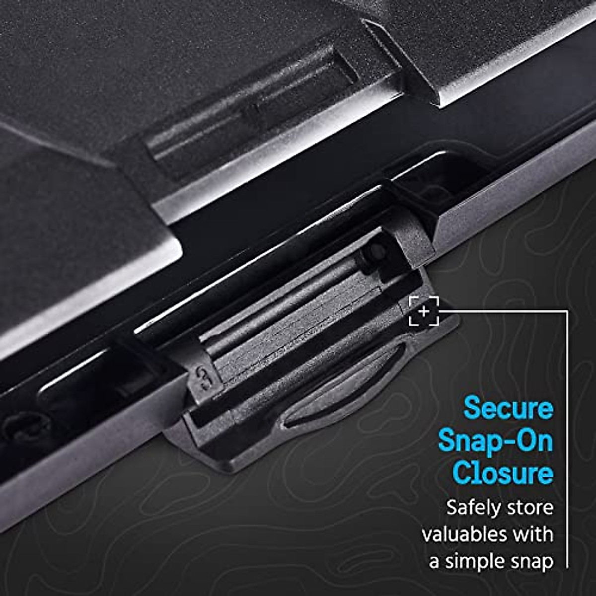 Pelican Magnetic Wallet & Card Holder - Heavy Duty Snap-on MagSafe Wallet - Detachable Hard Shell Lightweight iPhone Wallet - for iPhone 14 Pro Max/ 14 Pro/ 14/13 Pro Max/ 13 Pro/ 12 Pro Max - Black