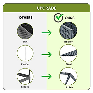 DXront Raised Garden Bed with Tomato Planter Box Trellis