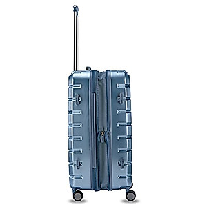 it luggage Prosperous 32" Hardside Checked 8 Wheel Expandable Spinner, Metallic Blue