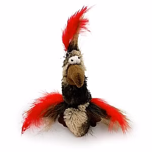 Pet Craft Supply Co. Kitty Condor Crazy Catnip Cuddler Funny Cuddling Chasing Hunting Irresistible Stimulating Soft Plush Boredom Relief Interactive Cat Toy with Realistic Feathers, All Breed Sizes
