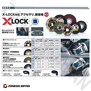 Makita XAG25Z-R 18V LXT Brushless Lithium-Ion 4-1/2 in. / 5 in. Cordless X-LOCK Angle Grinder (Tool Only) (Renewed)
